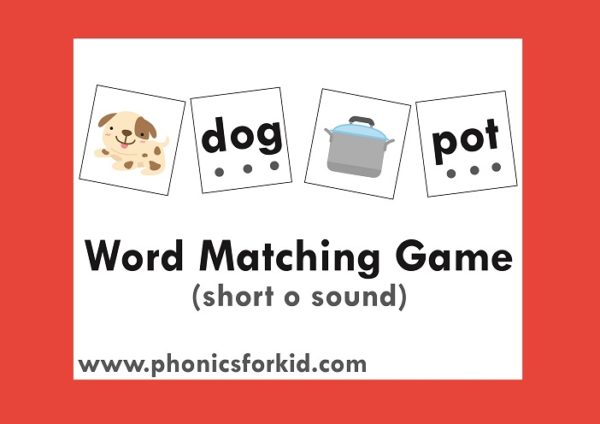 Words matching game (short o sound) – แหล่งรวมการเรียนรู้ phonics ...
